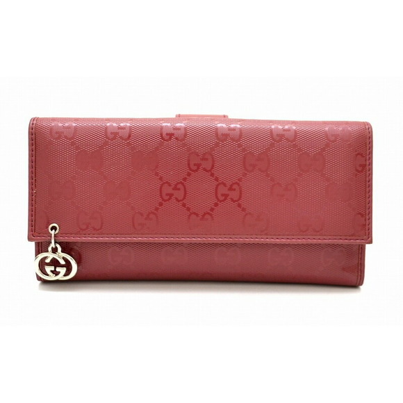 Gucci | Bags | Gucci Implement Gg Long Wallet Red | Poshmark